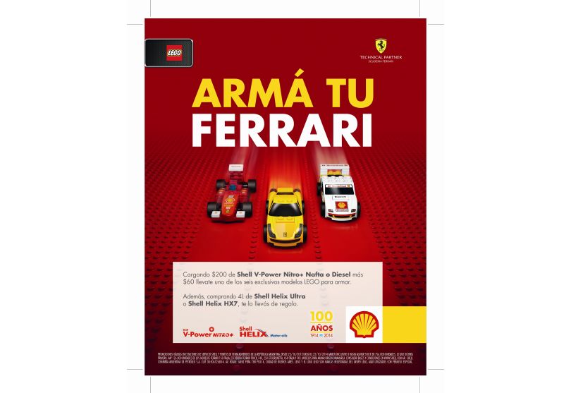 Shell lanza promoción con Ferrari y Lego - DossierNet