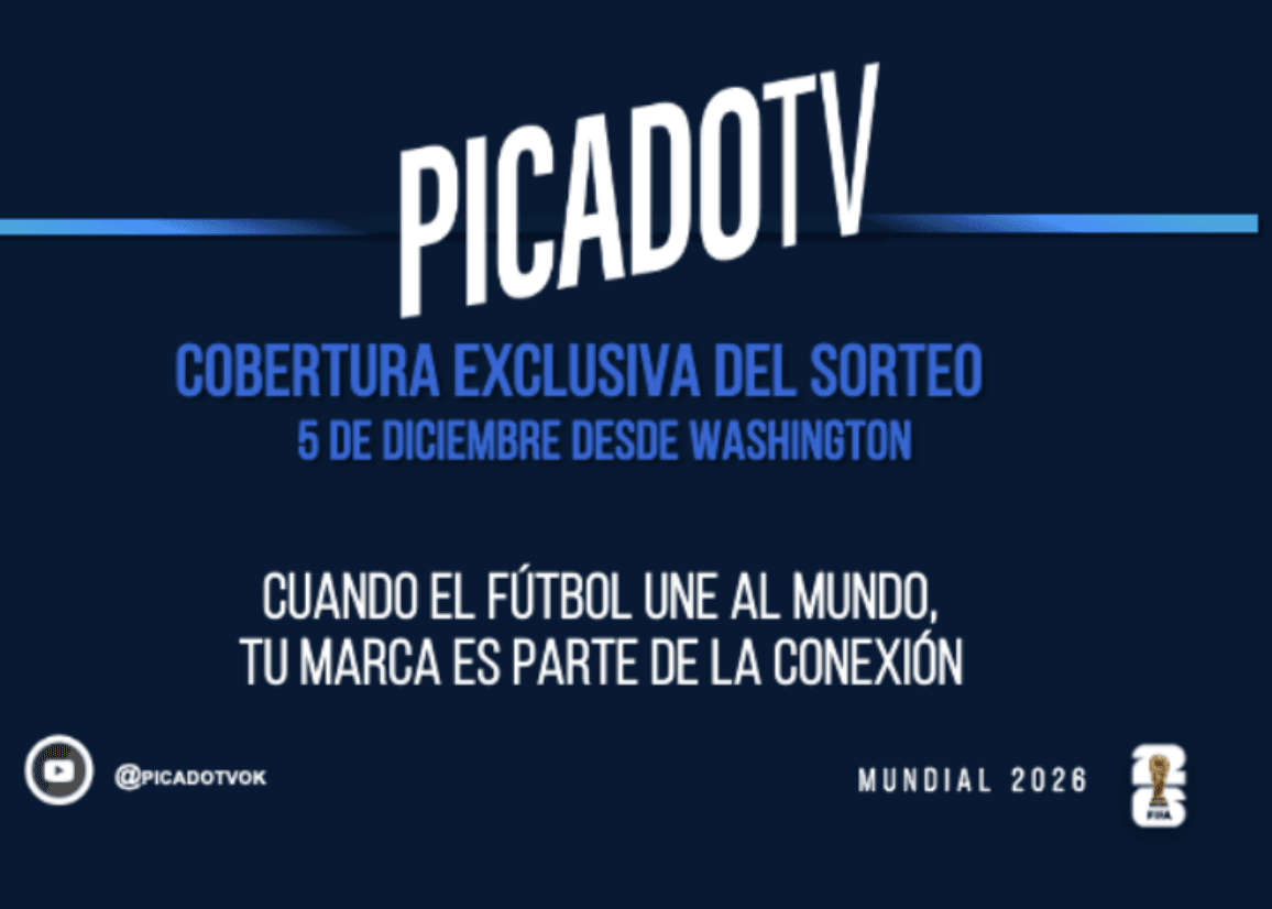 PicadoTV cubrirá el sorteo del Mundial 2026 - DossierNet